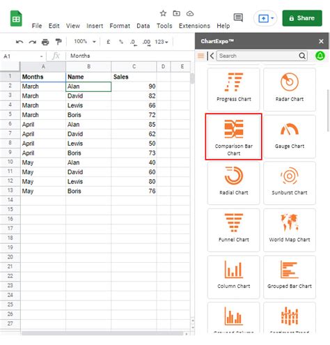 How To Make A Bar Graph With Variables In Excel Google Sheets