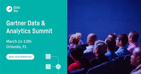 Dataiku On Linkedin Get Your Return On Ai With Dataiku Gartner Data And Analytics Summit