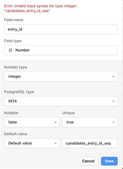 Postgres Retool Db Auto Increment Id 💬 App Building Retool Forum