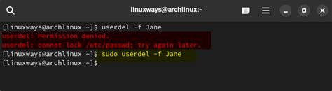 How To Add A User In Arch Linux LinuxWays