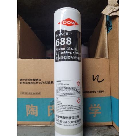 688 Silicone Glazing And Cladding Sealant 300ml Shopee Singapore
