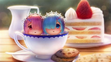 Re Zero Starting A Life In Another World Rem And Ram Anime Wallpapers