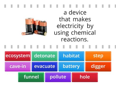 Tech Mining Vocabulary Find The Match