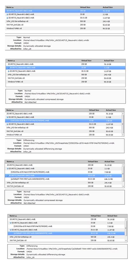 linux restore vm from base vmdk and snapshots created by virtualbox