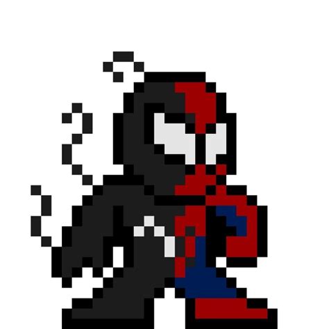 Человек паук по клеткам 50 фото