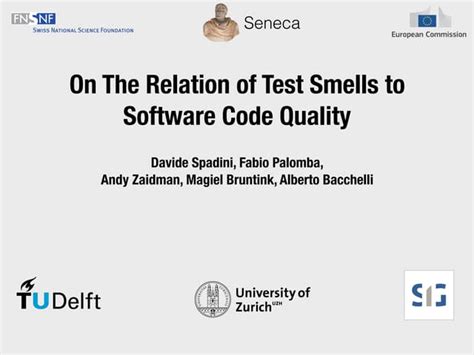 On The Relation Of Test Smells To Software Code Quality Pdf Web Development Internet