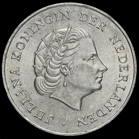 Netherlands Queen Juliana Silver Gulden