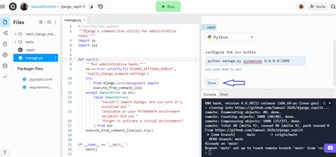 Replit — Deploying Django To Replit