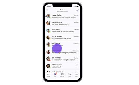Microsoft Teams Mobile App