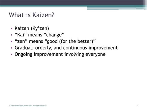 PPT Kaizen PowerPoint Presentation Free Download ID 559636