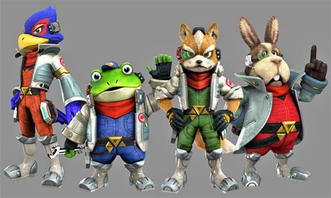 Star Fox Characters 64 Star Fox Seriescharacters Hyujv