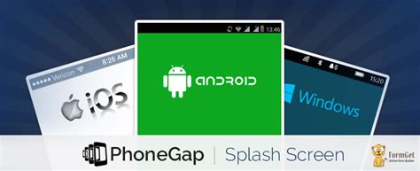 Phonegap Splash Screen Formget