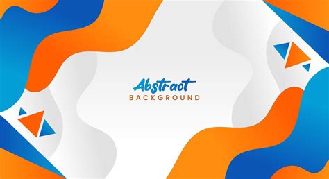 Abstract Blue And Orange Wave Geometric Background 17081613 Vector Art At Vecteezy