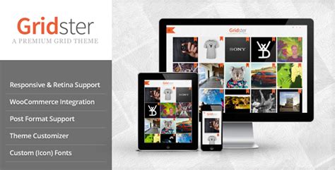 Gridster Multi Purpose Responsive Grid Theme Behance