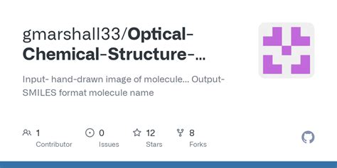 Github Gmarshall Optical Chemical Structure Recognition Input Hand Drawn Image Of Molecule