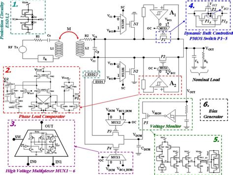 Complete Active Back Telemetry Rectifier Abtr Schematic For Forward Download Scientific