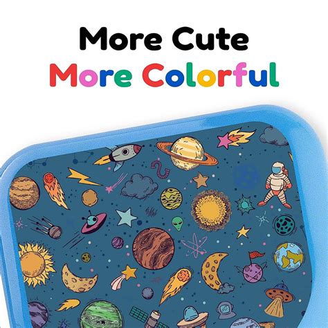 Cute Retainer Holder Case With Funny Cartoon Design Blue 1 Pack Aligner And Night Guard Case