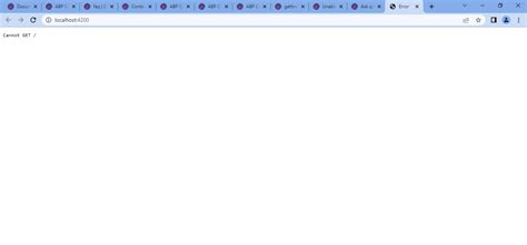 angular error unable to start client app cannot get 5188 support abp io