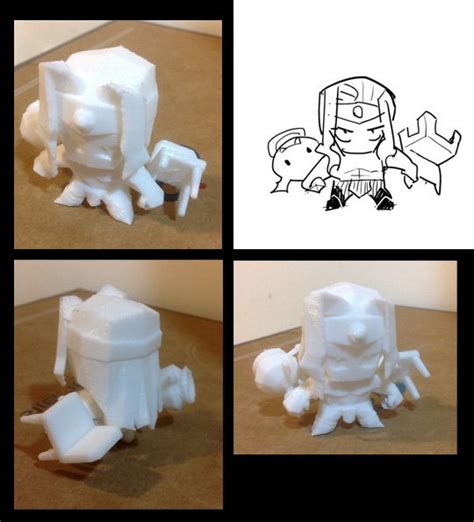 用3d列印玩玩看自己畫的老西 天之火の漫画