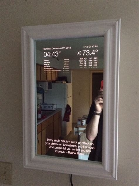 Iot Based Smart Mirror Using Raspberry Pi 4 And Yolo
