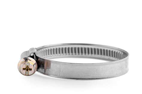 흰색 배경클로즈업에서 격리된 호스 연결을 위한 다양한 금속 클램프 바이스 플라이어에 대한 스톡 사진 및 기타 이미지 바이스