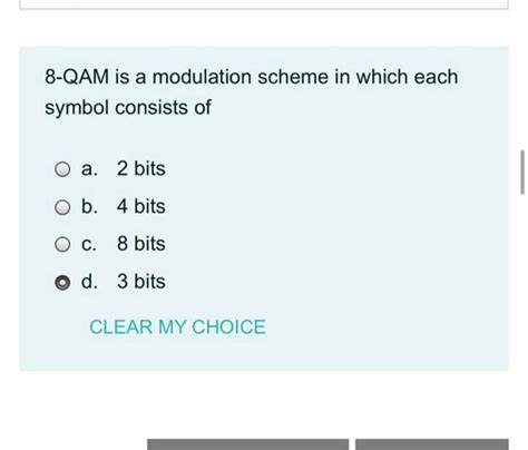 solved 8 qam is a modulation scheme in which each symbol
