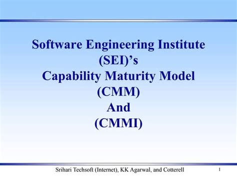 Capability Maturity Model Cmm