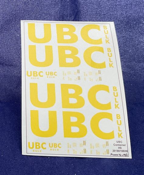 Ubc Container Decals Mns Bausätze