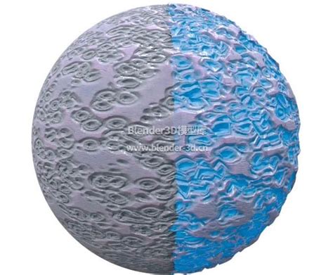 外星异形皮肤贴图 Blender材质球纹理贴图模型下载 Blender3d模型库