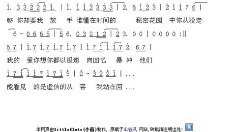 寂寞暴走 飞轮海 歌谱 简谱
