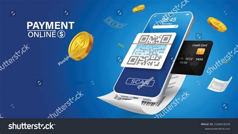 Scan Qr Code Pay Mobile Phone Stock Vector Royalty Free Shutterstock