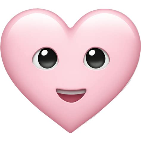 Pastel Light Pink Heart Emoji Ai Emoji Generator