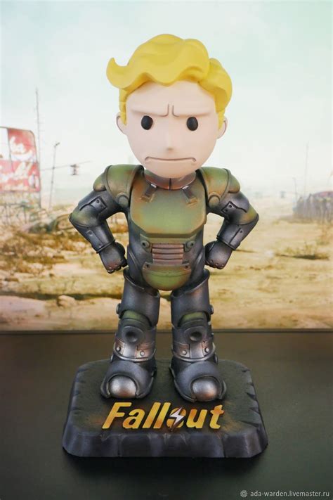 Башкотряс в силовой броне Vault-boy | Fallout фигурка | Фаллаут в ...