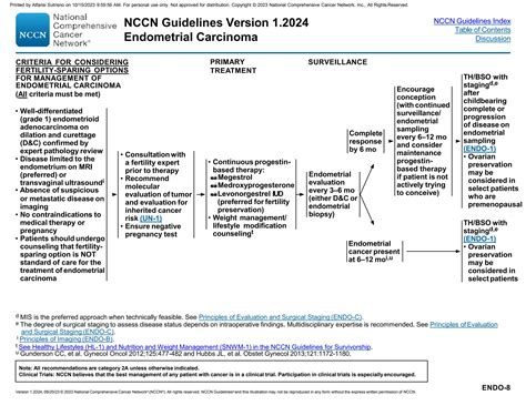 Pages From Nccn Ca Endometrium 2023pdfpptx