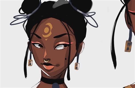 Nathan Duker Art Ren Expression Sheet