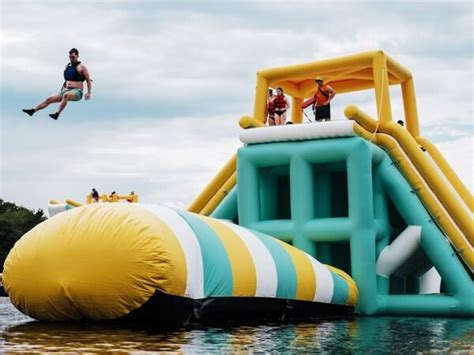 Water Blob Launcher Bouncia Thrilling Aquatic Inflatables For Sale