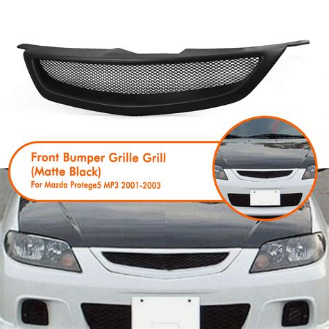 For Mazda Protege5 Mp3 2001 2003 Front Grille Racing Grill Real Carbon