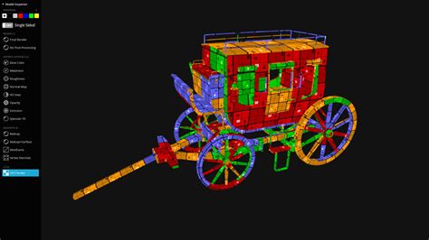 3d Stagecoach Game Ready Model Turbosquid 1963441