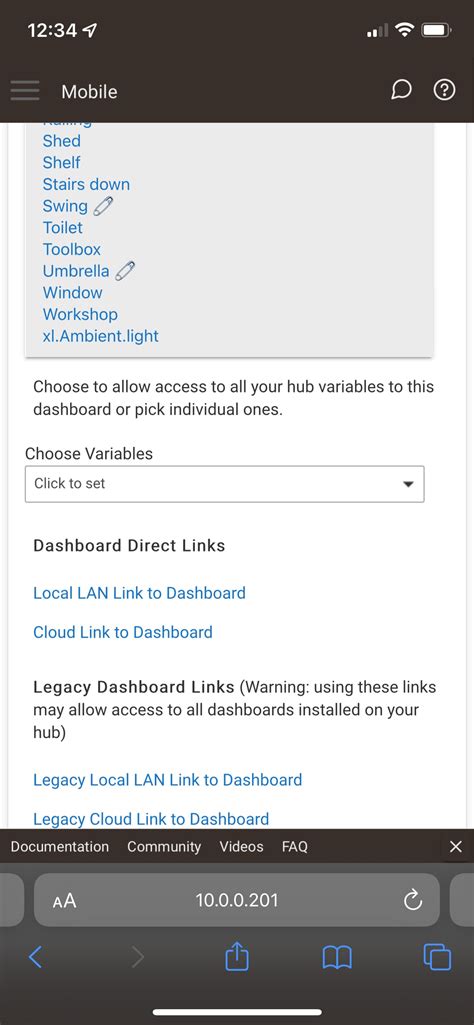 Hub Variables Not Viewable In Settings Novice Help Hubitat
