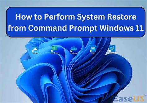 System Restore From Command Prompt Windows 11 2 Ways