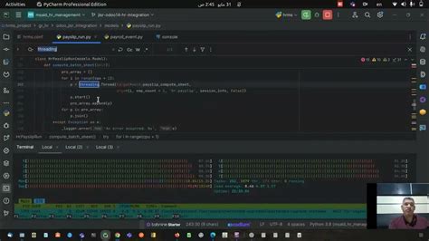 How To Run Methods On Multiple Threads In Python Odoo Framework