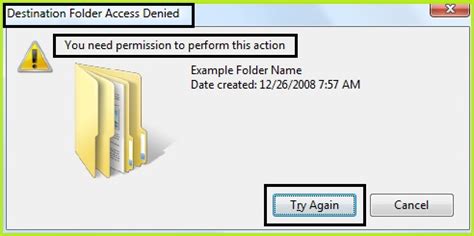 How To Fix Destination Folder Access Denied Error Troubleshooter