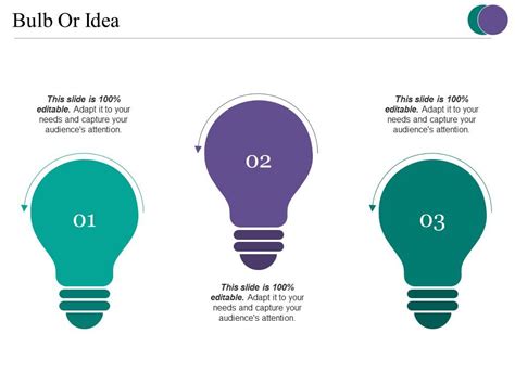 Bulb Or Idea Powerpoint Slide Presentation Tips PowerPoint Presentation Sample Example Of