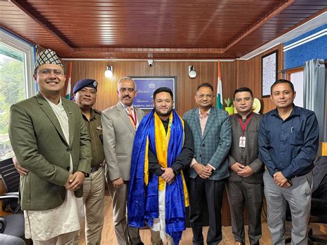 Government Of Sikkim Mr Aditya Golay Tamang Receives The