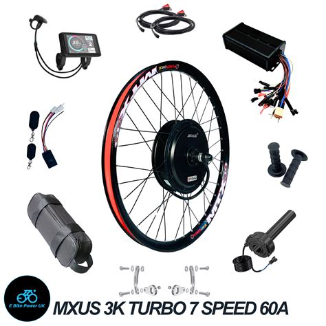 2000w E Bike Conversion Kit Samsung 52v 20ah Battery Colour Display