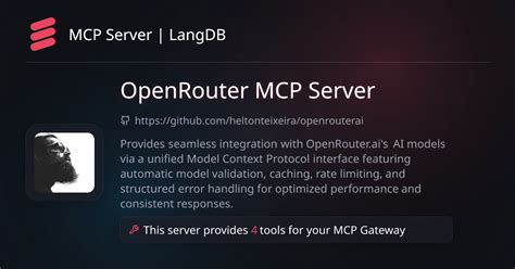 Openrouter Mcp Server Langdb
