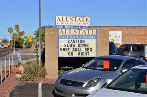 Allstate Auto Sales Offers Free Anal Sex