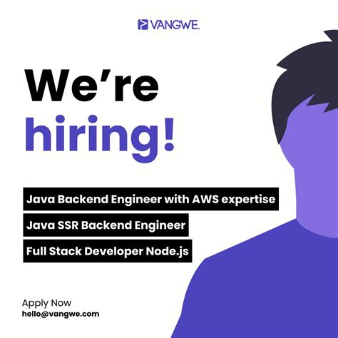 Vangwe On Linkedin Hiring Jobopportunity Node Angular Java Fullstackdeveloper Fintech