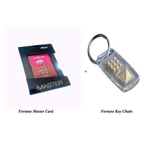 Plastic Jiten Fortune Combo Fortune Master Card With Fortune Key