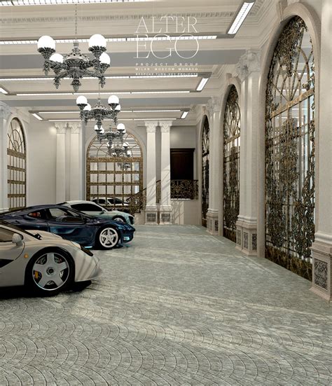 Mansion Garage Luxury